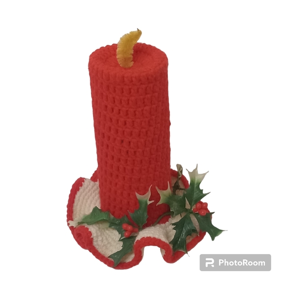 Hand Crafted | Holiday | Vintage Crocheted Pringle Can Candle 1 ...